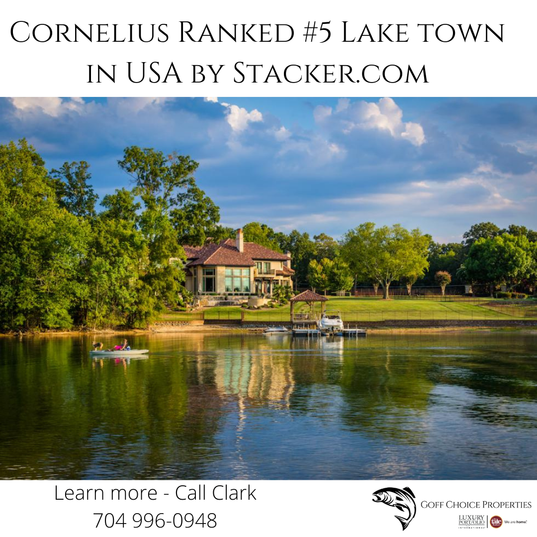 Cornelius Ranked #5 Lake Town in USA – About Cornelius